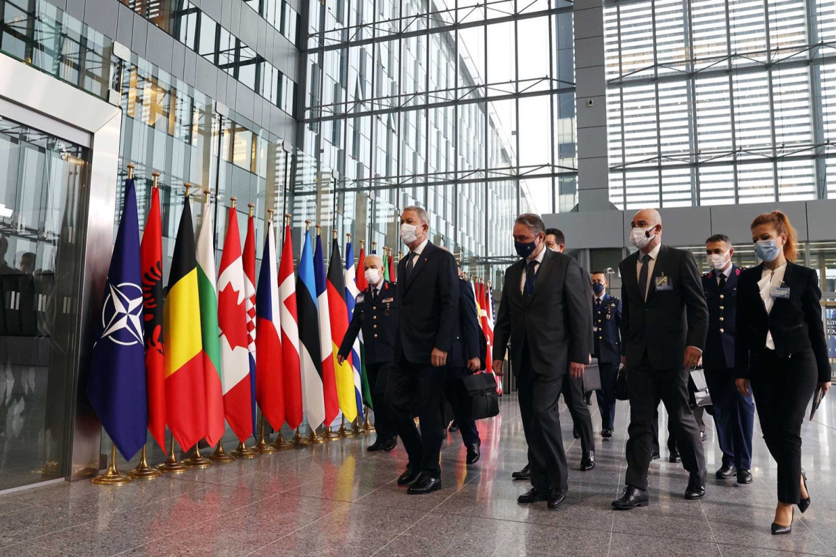 Turkish National Defense Minister is on a visit to Brussels