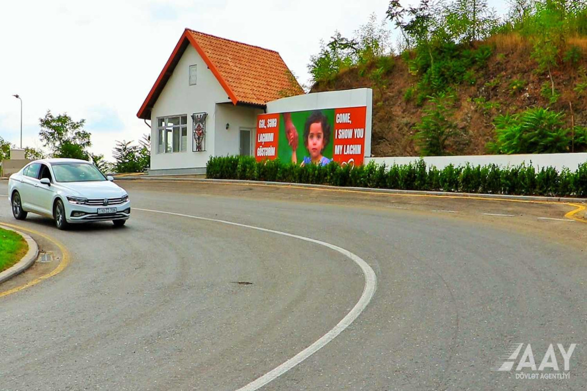 Restoration of inner-city roads of Lachin being carried out rapidly ...