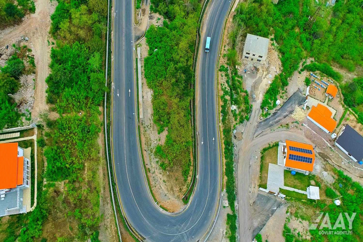 Restoration of inner-city roads of Lachin being carried out rapidly ...