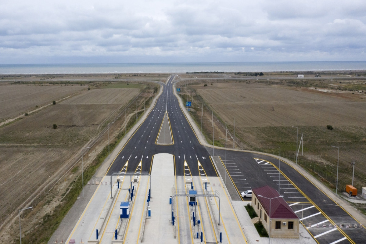President of Azerbaijan Ilham Aliyev attended opening of new Baku-Guba ...
