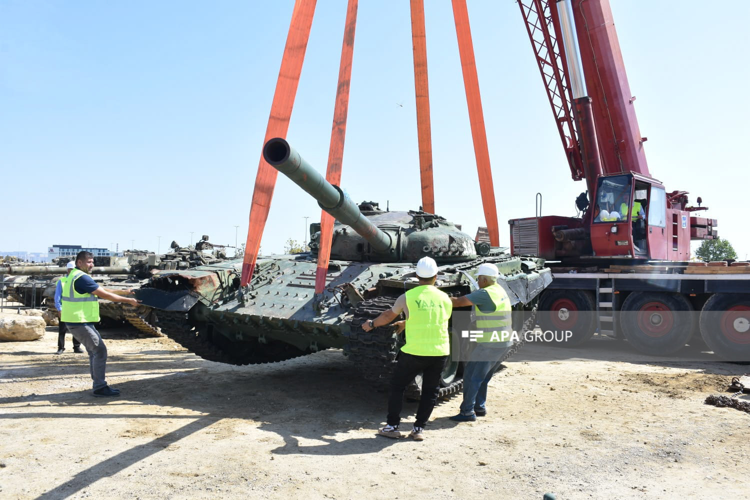 So-called "symbol of Armenian victory" tank that shot in Shusha by ...