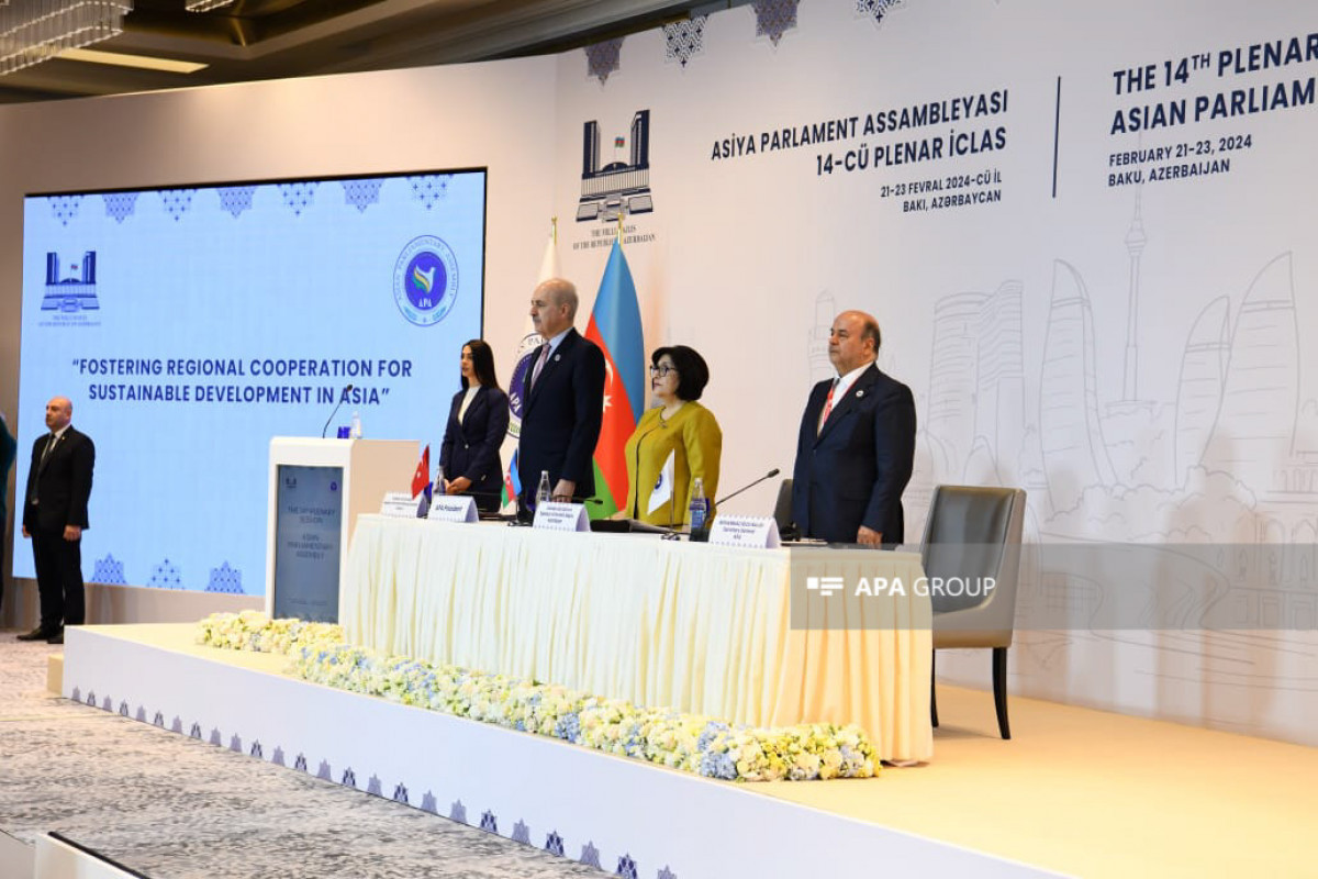 Openin ceremony of 14th Plenary Session of Asian Parliamentary Assembly ...