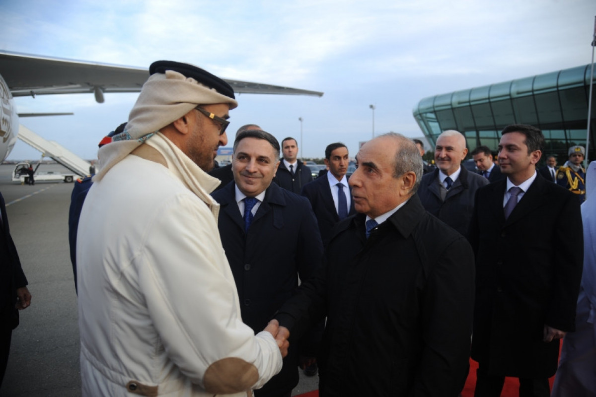 President of United Arab Emirates arrives in Azerbaijan for official visit