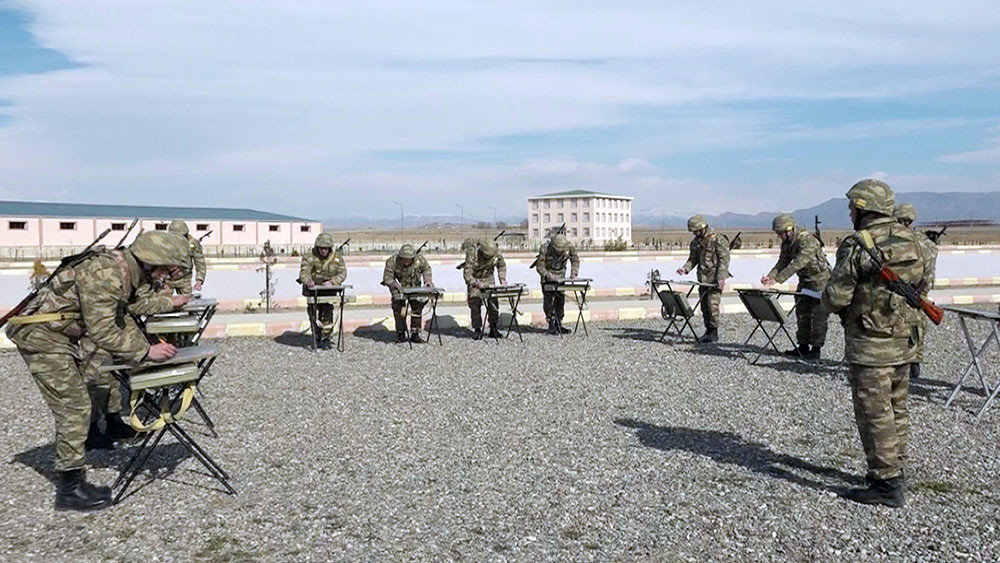 Azerbaijan's Combined Arms Army continues conducting practical classes ...