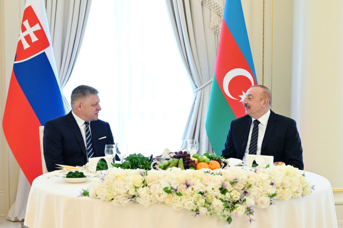 Official reception was hosted in honor of Slovak Prime Minister Robert Fico