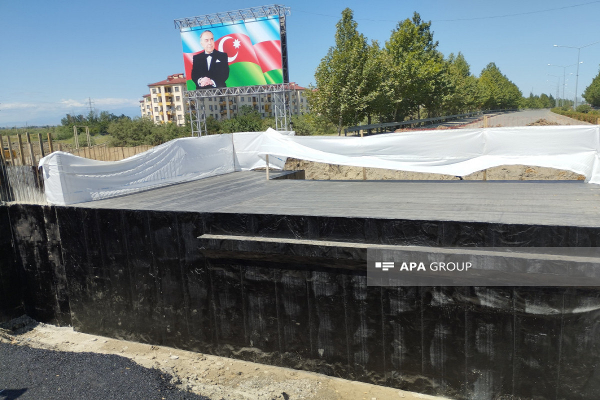 Media tour held on works at Yevlakh Section of Baku-Alat–Gazakh–Georgia ...