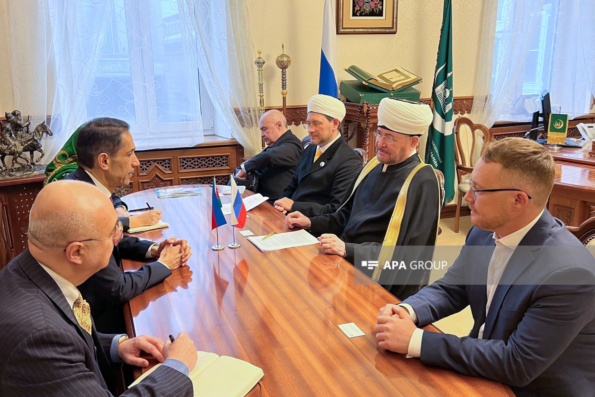 Russia's Grand Mufti: Praying at the Shusha Mosque was a special honor ...