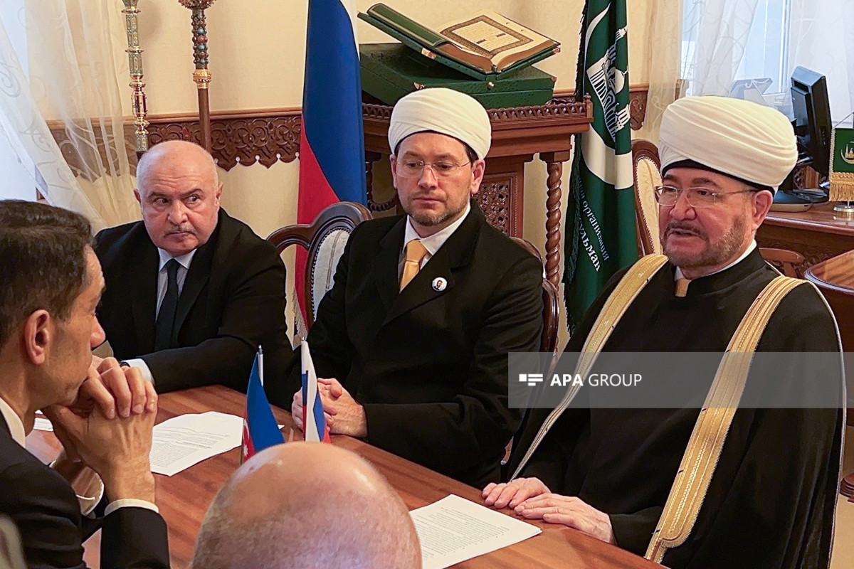 Russia's Grand Mufti: Praying at the Shusha Mosque was a special honor ...