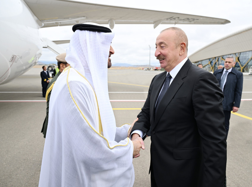 President of United Arab Emirates arrives in Azerbaijan for official visit