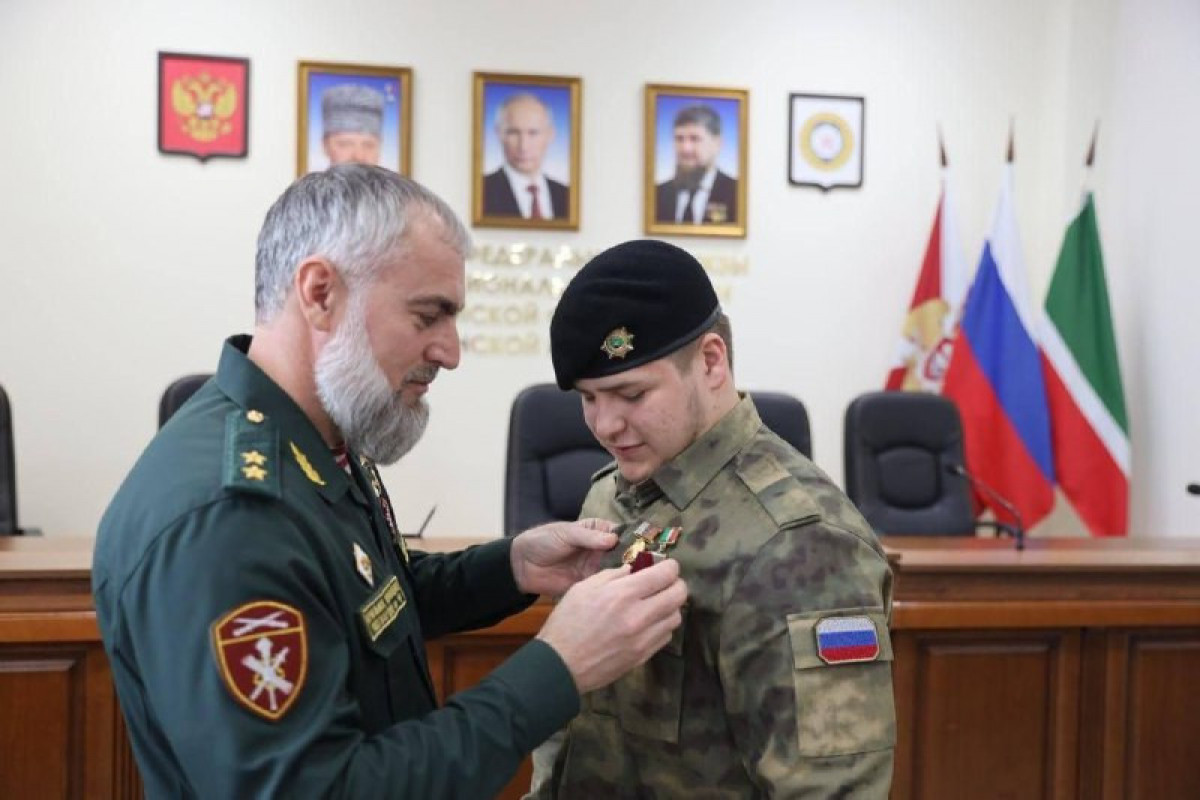 Ramzan Kadyrov's son awarded medal after car accident